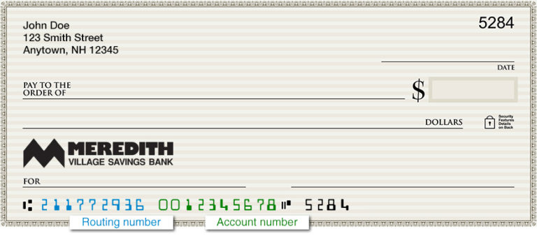 Routing Number