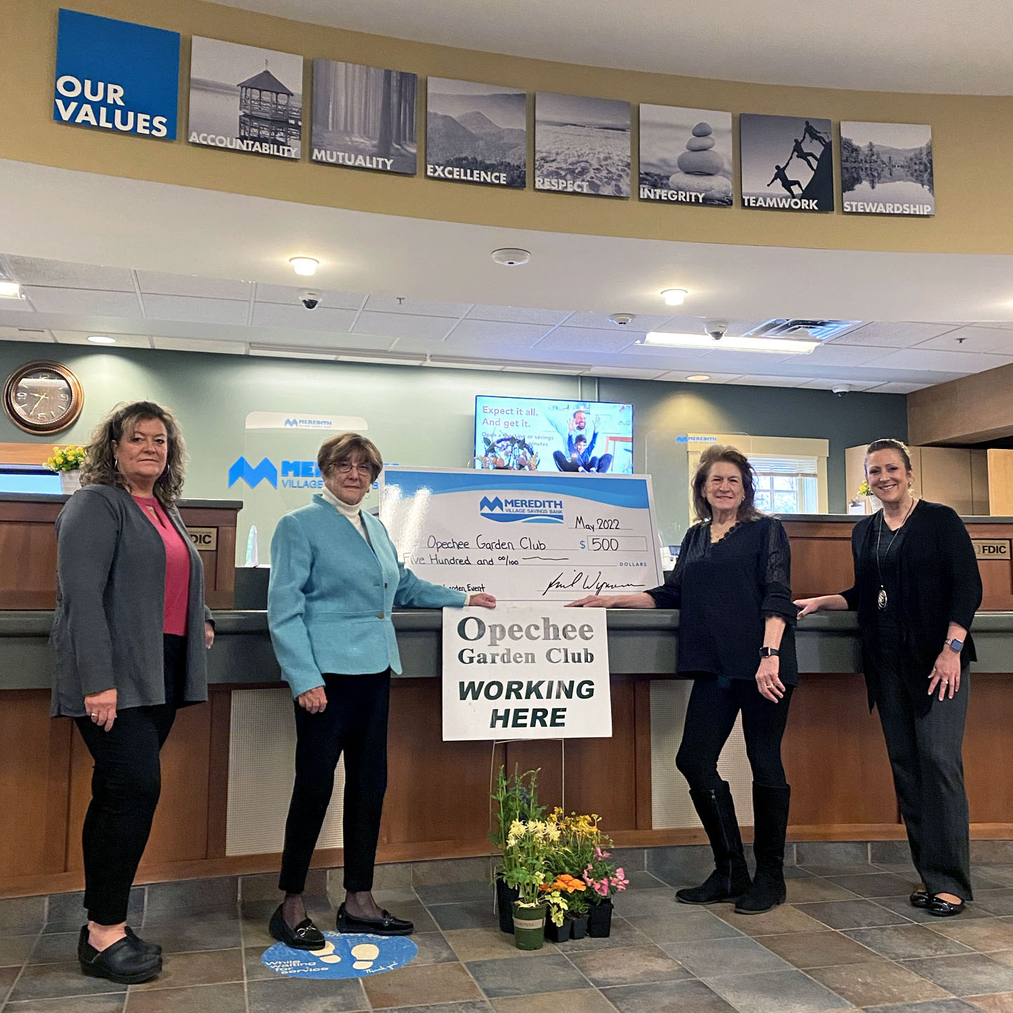 MVSB Proud to Support Opechee Garden Club