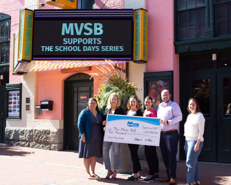 MVSB Proudly Continues Support of The Music Hall