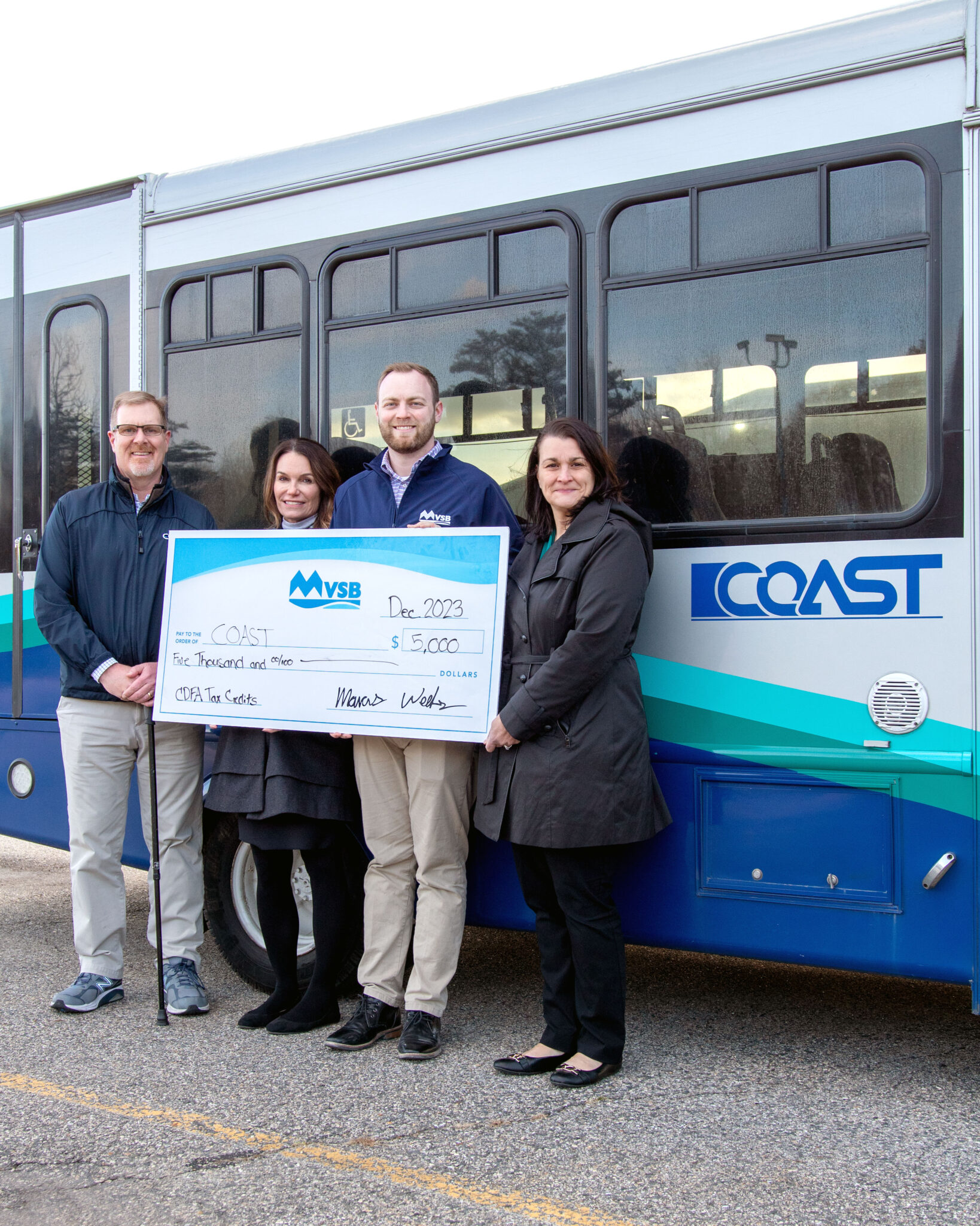 MVSB Purchases Tax Credits to Support Construction of New COAST Facility MVSB Purchases Tax Credits to Support Construction of New COAST Facility
