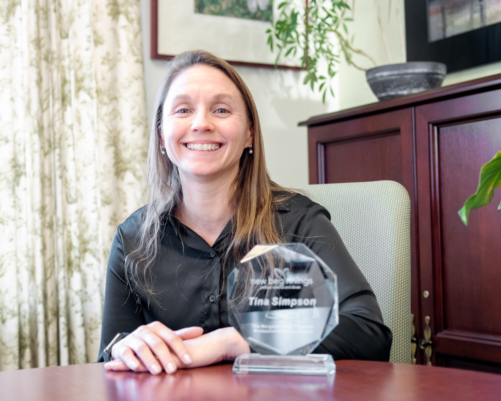 Tina Simpson Receives Margaret Plumer Professional Service Award from ...